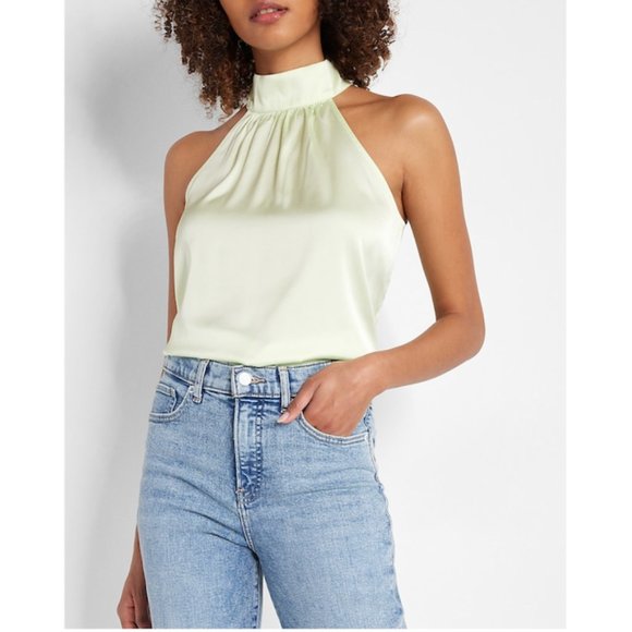 Tops | Halter Neck Ruched Top | Poshmark